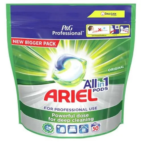 Ariel 'Regular' Liquitabs - Pack of 50 – jacssupplies